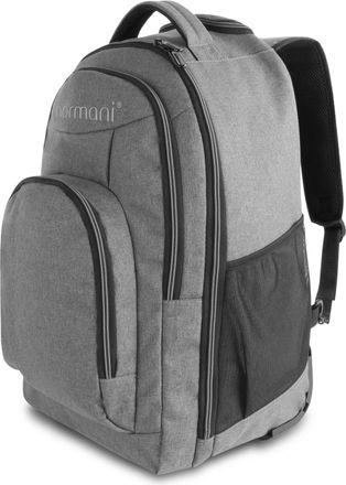 Normani Trolley-Rucksack Schulrucksack | Rucksack mit Rollen und Trolleygriff | Handgep&auml;ck 30 L Grau 30 Liter