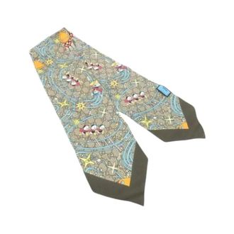 Gucci unisex, Pre-owned, Beige, Taille: ONE Size Foulard Vintage Pre-owned