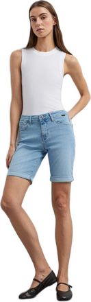 Mavi Damen Alexis Jeans-Shorts, lt Blue Gold, 25