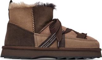 Emu Schneeschuhe Blurred Micro Patchwork W13195 Dunkelbraun