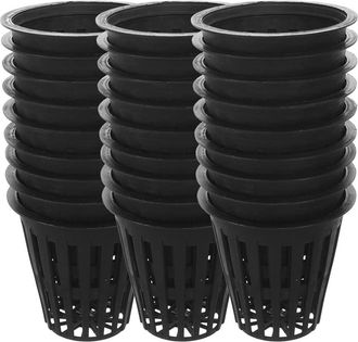 Happyyami 50stücke Hydroponische Netztöpfe Für Pflanzen Robuste Blumentöpfe Für Hydroponik Für Gemüse Obst Und Blumen Verschleißfest Und Deformationsbeständig P