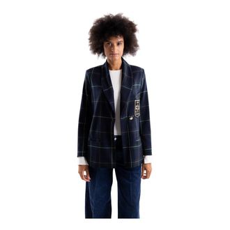 5 Progress Tartan-Blazer - - Jackets - Damen - Mehrfarbig - M