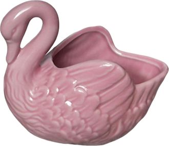 Generic Schwan blumentopf, elegant blumentöpfe aus Keramik, pflanzentopf, übertopf, Anzuchttöpfe, Anzucht Topf, Pflanztöpfe zur Pflanzen Anzucht, für Gartenpf