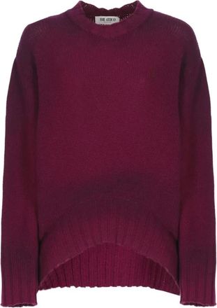 The Attico Pullover mit asymmetrischem Saum - - Knitwear - Damen - Lila - 2XS
