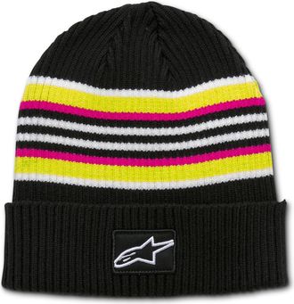 Alpinestars Herren Bolted Cuff Beanie-M&uuml;tze, Schwarz, One Size