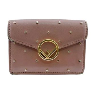 Fendi Portefeuille Pre-owned Vintage &agrave; trois volets - Femme - Pre-owned - Rose - Taille: ONE Size