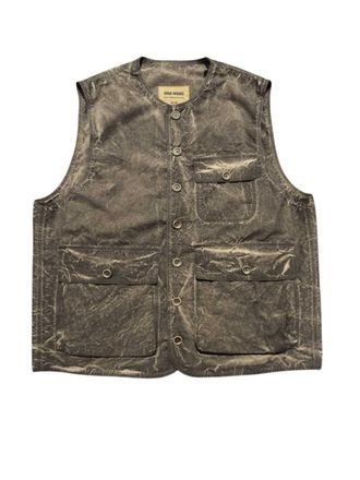Uma Wang Gilet avec rabat et poche boutonn&eacute;e