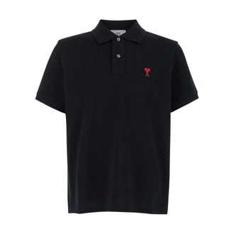 Ami Ami De Coeur Polohemd - - Tops - Herren - Schwarzk - L