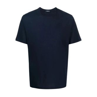 Herno Casual Tee - - Tops - Herren - Blau - 3XL