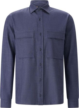 Paul & Shark Homme, Chemises, Bleu, Taille: XL Casual Shirt