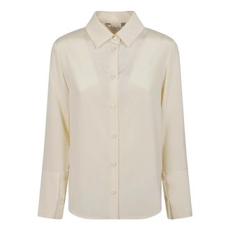 Max Mara Voliera Seiden-Cady-Hemd - - Blouses & Shirts - Damen - Beige - S