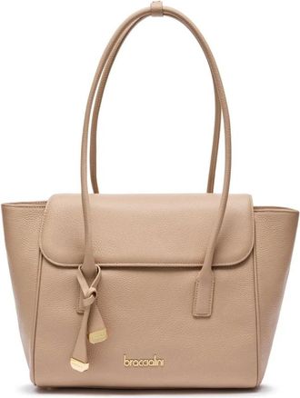 Braccialini Femme, Sacs, Beige, Taille: ONE Size Sara Shopper