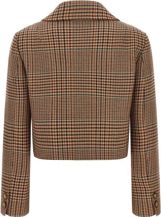 Etro Prince of Wales Wool Blazer - Tan