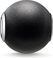 Thomas Sabo Femmes Hommes-Bead Obsidienne Mate Karma Beads Argent Sterling 925 noir K0001-023-11