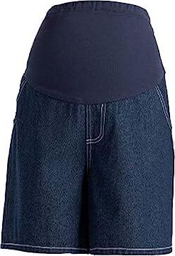 Generic Pantalon de maternit&eacute; pour le jean de grossesse fin grande taille avec soutien du ventre et effet amincissant, pantalon &eacute;l&eacute;gant pour femme, bleu, XL