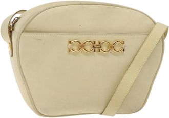 Ferragamo Pre-owned Daim sacs-ports-paule - Femme - Pre-owned - Beige - Taille: ONE Size