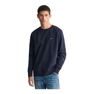 GANT Besticktes Crewneck-Sweatshirt - - Sweatshirts & Hoodies - Herren - Blau - 2XL
