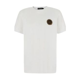 Dolce & Gabbana Rundhals-T-Shirt - - Tops - Herren - Wei&szlig; - 3XL