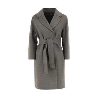 Max Mara Arona G&uuml;rtelmantel - - Coats - Damen - Grau - M
