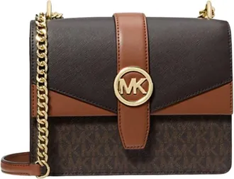 Michael Kors Femme, Sacs, Brun, Taille: ONE Size Greenwich Small Crossbody Bag