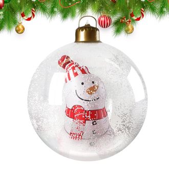 Generic Aufblasbare Weihnachtskugeln - strapazierf&auml;higes PVC-Material, leichtes flie&szlig;endes Design, Auswahl an lebendigen Farben, einfaches Aufblasen mit einge