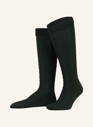 Lusana Lusana Trachten-Kniestr&uuml;mpfe gruen