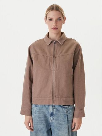 Rvca Jeansjacke Dayshift II 23B153503 Beige Regular Fit