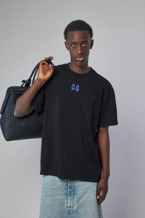 44 Label Group Tee Jersey Black + 44 Sapphire