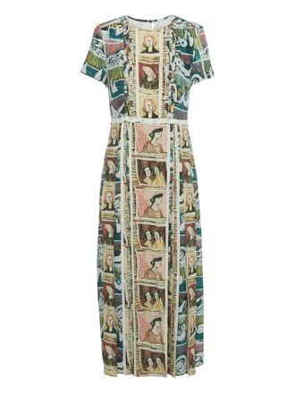 Burberry Maxikleid aus Seide - Nude