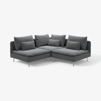 IKEA S&Ouml;DERHAMN Ecksofa 3-sitzig