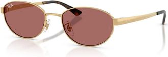 Ray-Ban Lunettes de soleil ovales - unisex - Accessoires - Jaune - Taille: 55 MM