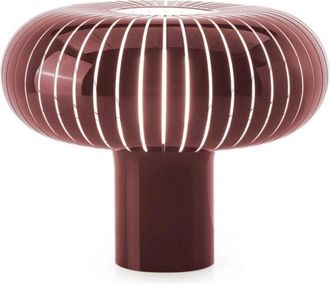 Kartell Teresa lampe bordeaux PMMA recycl&eacute; LED E27