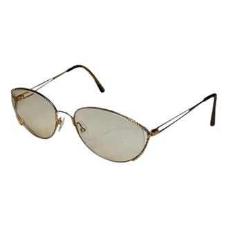 Dior Pre-owned Metal Sonnenbrille - - Pre-owned - Damen - Gelb - ONE SIZE