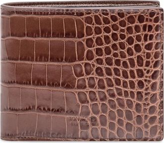 Tom Ford Homme, Accessoires, Brun, Taille: ONE Size Classic Bifold Wallet