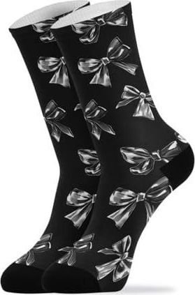 Generic Noeud Papillon Vintage Noir Chaussettes Rigolotes D&eacute;contract&eacute;s Chaussettes Chaudes Chausettes 40Cm Pour Cyclisme Quotidien Entra&icirc;nements