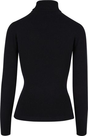 Urban Classics Sweatshirt Urban Classics Damen Ladies Knitted Turtleneck Sweater (1-tlg)