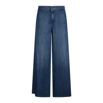 Liu Jo Femme, Jeans, Bleu, Taille: W28 Ua6108 D0315 Wide Leg Jeans