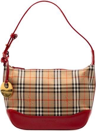 Burberry Hobo Bags - Haymarket Check Shoulder Bag - Gr. unisize - in Braun - f&uuml;r Damen