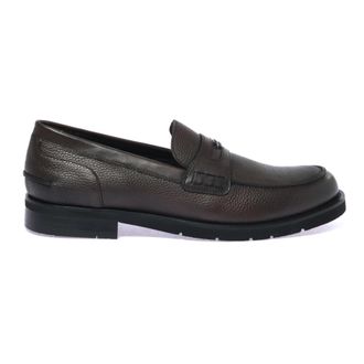 Baldinini Chaussure &agrave; lacets en cuir grain&eacute; - Homme - Chaussures - Brun - Taille: 40 EU