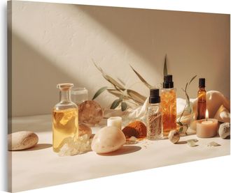 Islandburner Prime Bild auf Leinwand Aromatherapie mit verschiedenen &Ouml;len in einem Thai Massage Salon Bilder Wandbilder Poster