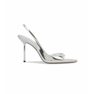 PARIS TEXAS Femme, Chaussures, Gris, Taille: 40 EU Paris Texas With Heel Silver