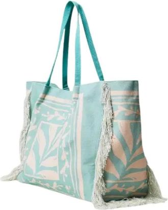 Twinset Femme, Sacs, Vert, Taille: ONE Size Tote en toile imprim&eacute;e