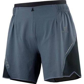 Salomon Herren SENSE AERO 7 SHORTS M EBONY/BLACK
