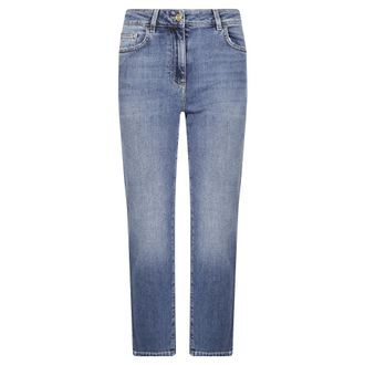 Elisabetta Franchi Femme, Jeans, Bleu, Taille: W28 Jeans Skinny pour femmes