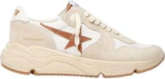 Golden Goose Basket &agrave; lacet Running Sole motif &eacute;toile en cuir