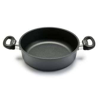 Nowa Aluguss Schmortopf, Innenh&ouml;he von 7 cm, backofenfest bis 280 &deg;C, Antihaft beschichtet, Induktion, Made in Germany, f&uuml;r alle Herdarten, PFOA frei, Durc