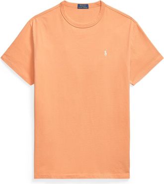 Ralph Lauren T-Shirt aus Baumwolle mit Logo-Aufn&auml;her, Classic Fit in