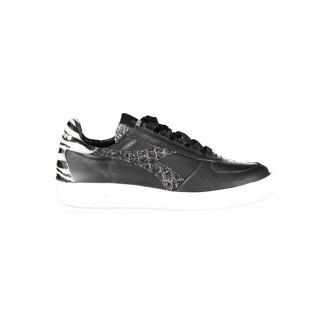 Diadora Diadora Schwarzer Leder Damen Sneaker - - Shoes - Damen - Schwarzk - 35 1/2 EU