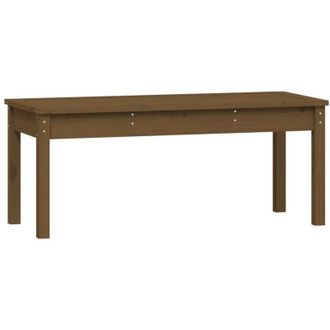 vidaXL Vidaxl - Gartenbank Honigbraun 109x44x45 cm Massivholz Kiefer