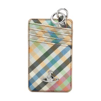 Vivienne Westwood Femme, Accessoires, Multicolore, Taille: ONE Size Vertical Card Holder Flat